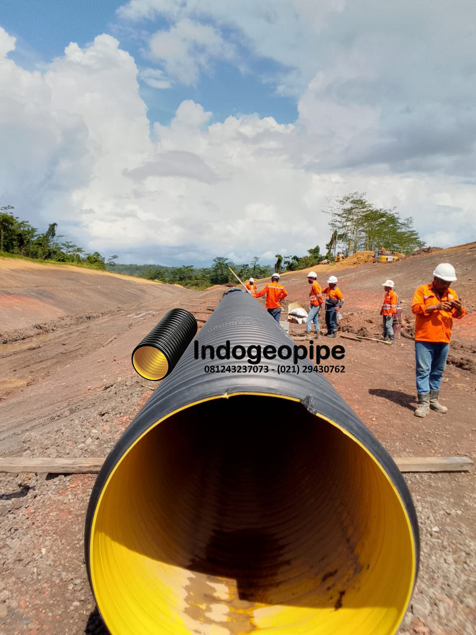 Pemasangan Gorong Gorong di Konstruksi Tambang - Indogeopipe