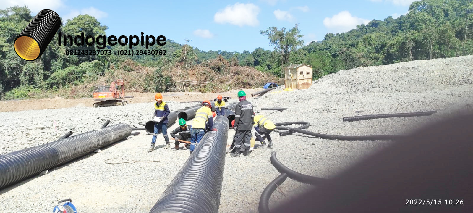 Penggunaan Pipa Indogeopipe untuk Drainase Tambang - Indogeopipe